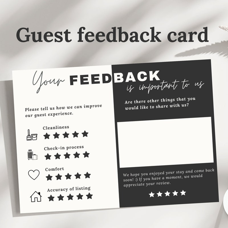 Custom Feedback Cards - Etsy