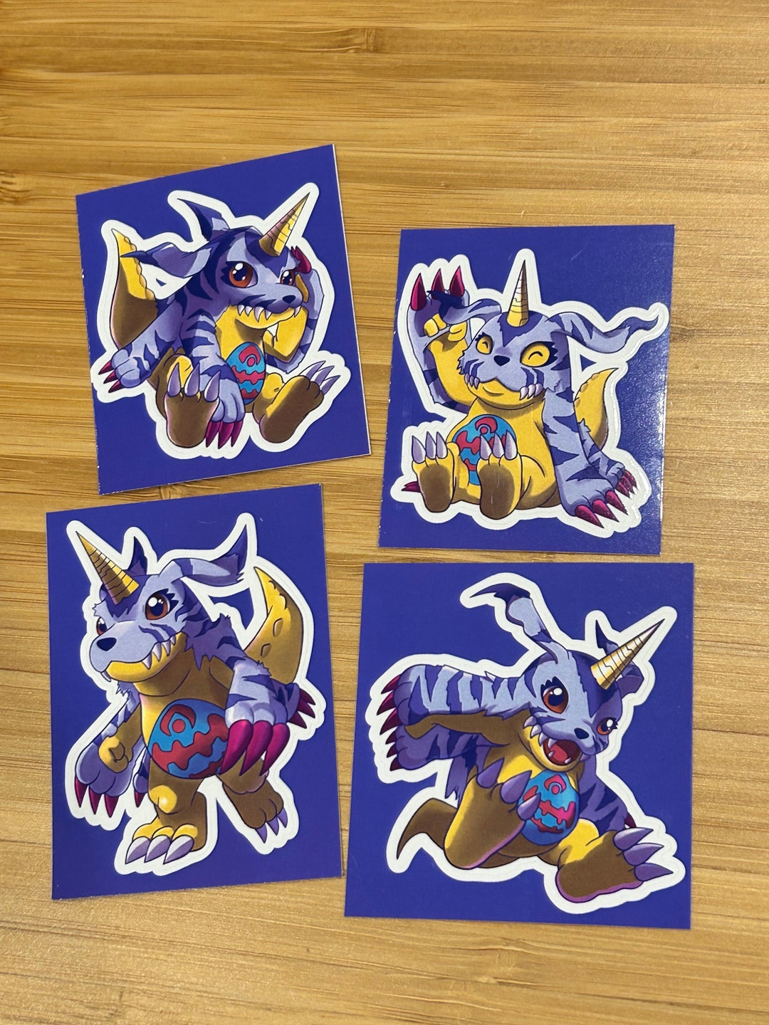 Digimon - Gabumon Stickers, Individuals. - Etsy