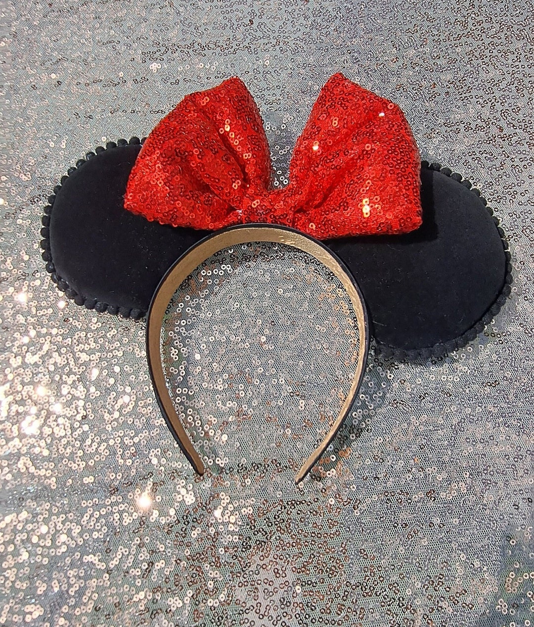 Minnie Mouse Classic Glamour Ears Headband Inspired by Disney - Etsy