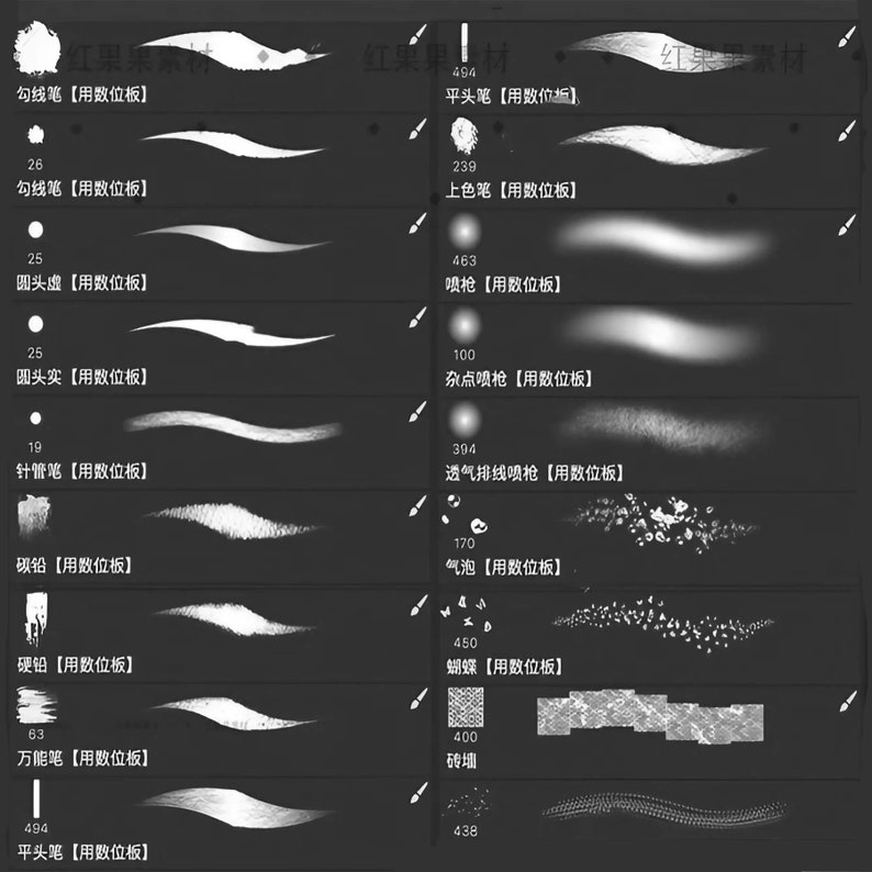 Procreate Brushes, Sea Monster, Wife Hook, Line Zero, Basis Painting, Stroke Pencil, Photoshop ...