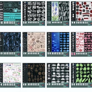 Procreate Brushes PS Brushes Japanese and Korean Comics Storyboards ...