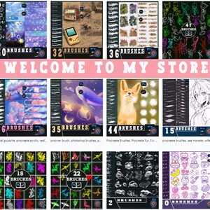 Mermaid Chibi Procreate Stamps, Procreate Chibi Stamps, Chibi Mermaid ...