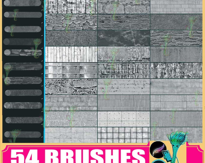 Procreate Brush Ps Brush Wall Texture Stone Marble Floor Pavement Tile ...
