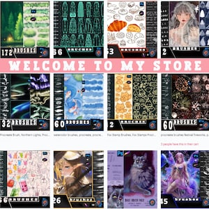 Procreate Brushes Flame Burning Special Effects Sparks Mars Flames Fire ...