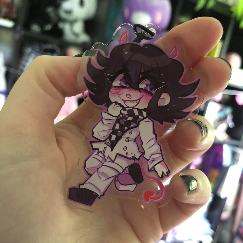 Kokichi Ouma Danganronpa Charm - Danganronpa V3 Keychain - Etsy