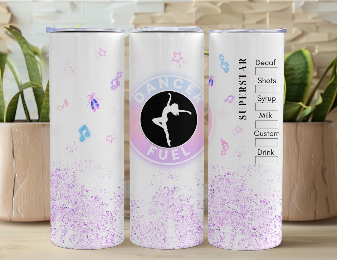 Dance Fuel 20oz Tumbler Dance Team Gift Dancer Christmas Gift - Dance ...