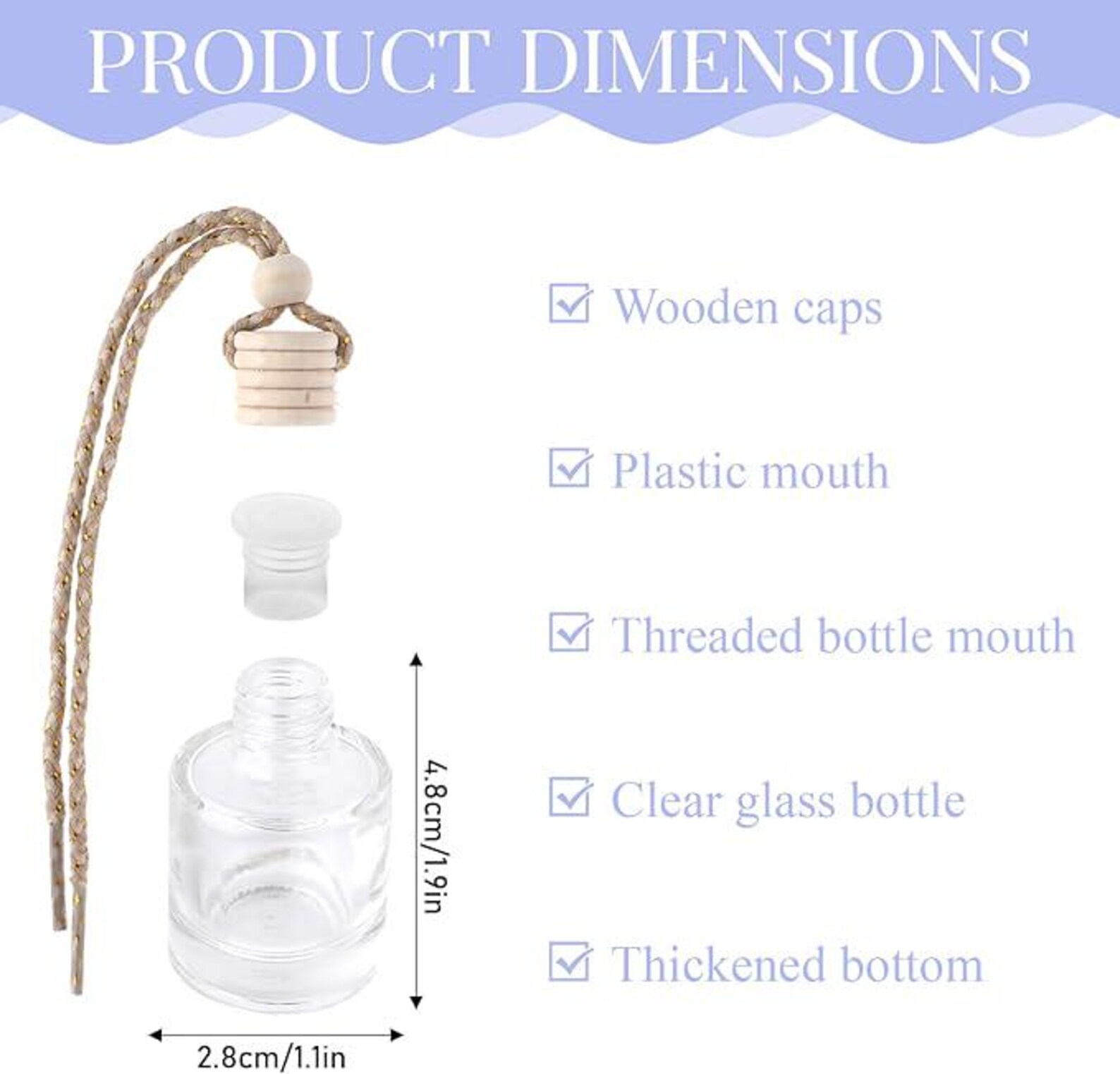 Cherry Blossom Car Diffuser W/ Essential Oils, Car Freshener, Non-toxic ...