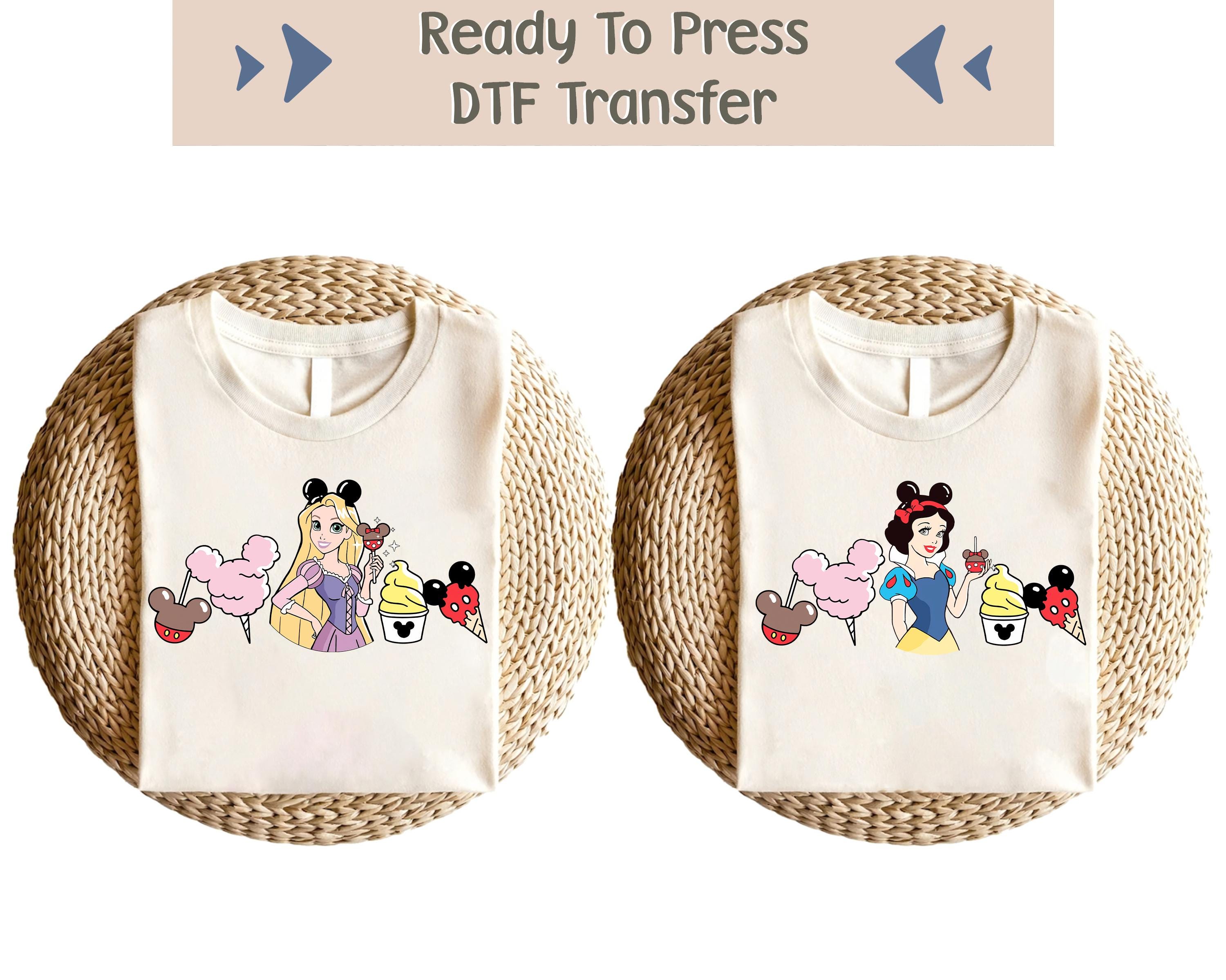 Disney Princess DTF Transfer, Princess DTF, Disney Snacks Ready to ...