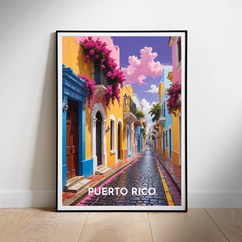 Puerto Rico Poster - Etsy
