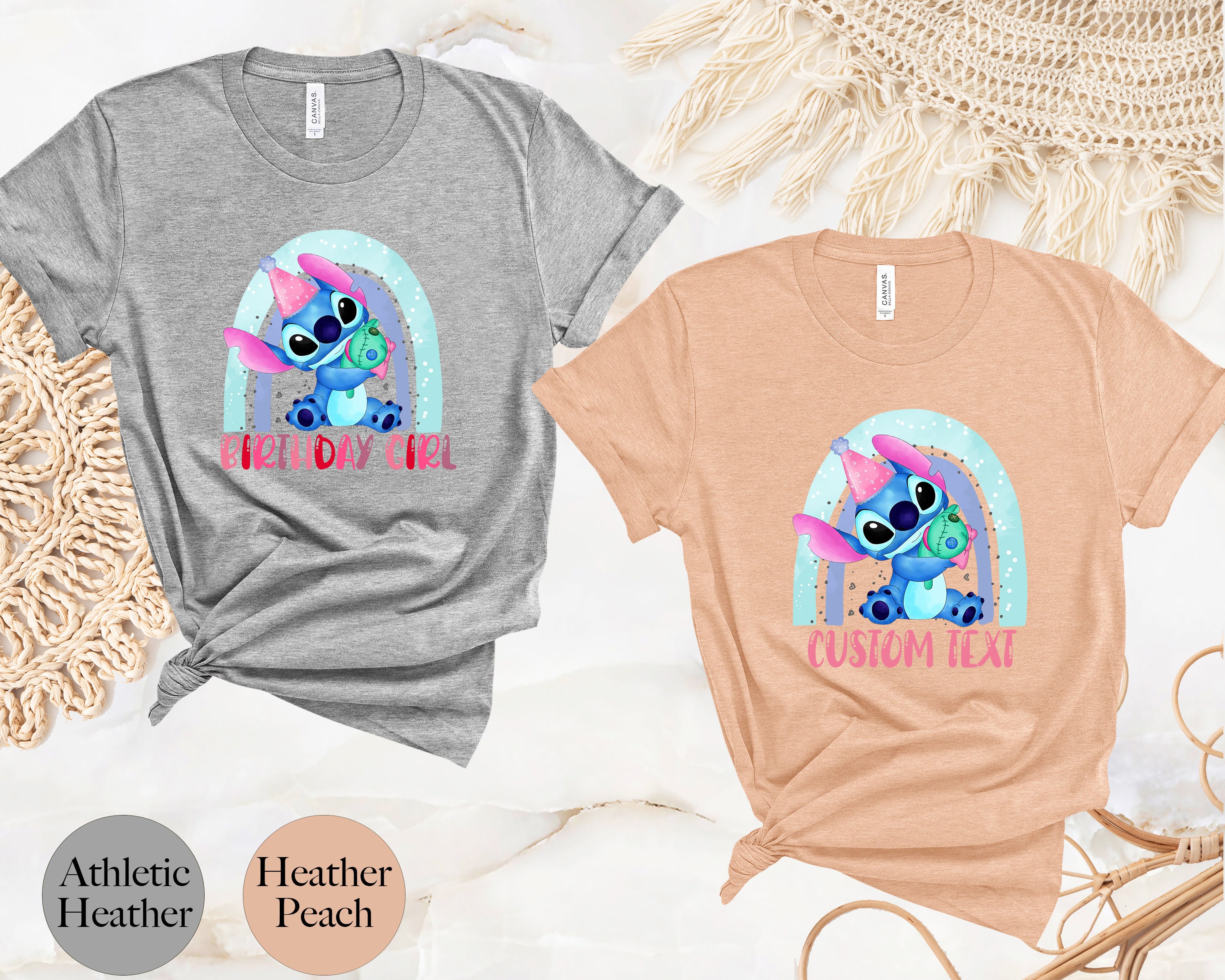 Stitch Birthday Shirt, Birthday Party Girl, Custom Stitch Birthday ...