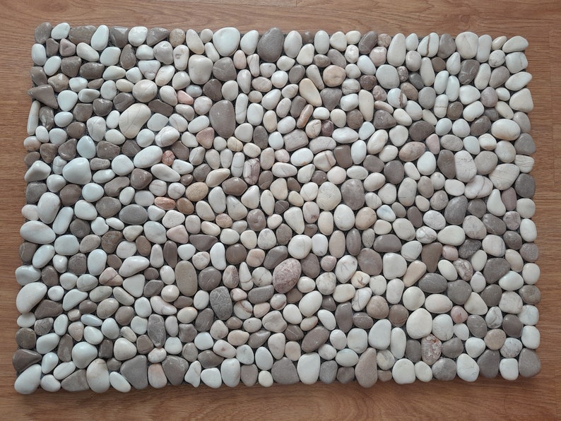 Doormat With Natural Sea Stones - Etsy