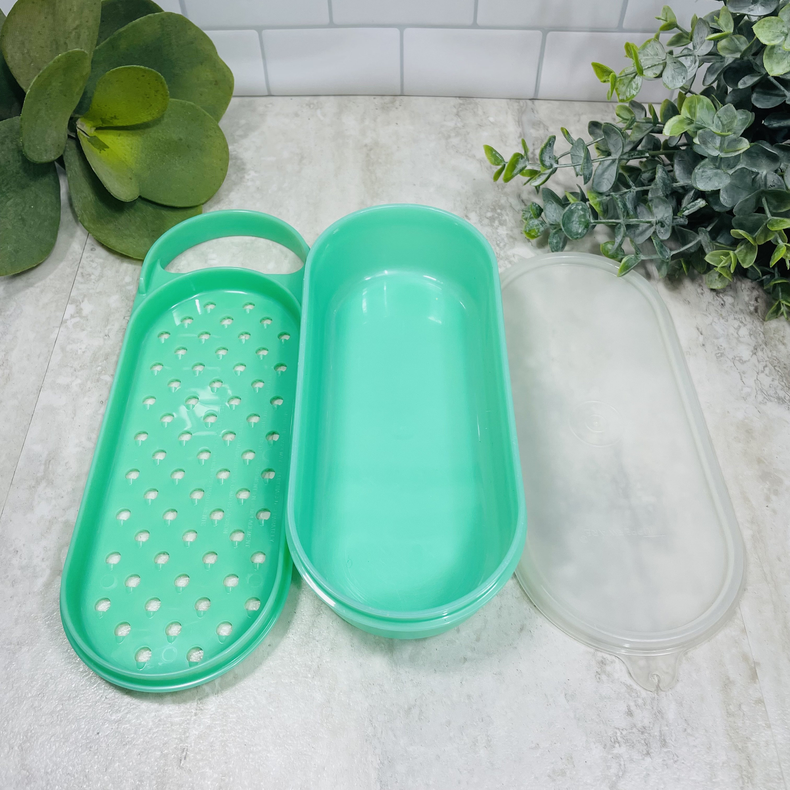 Vintage Tupperware Jadeite Green Oval Cheese Veggie Grater - Etsy