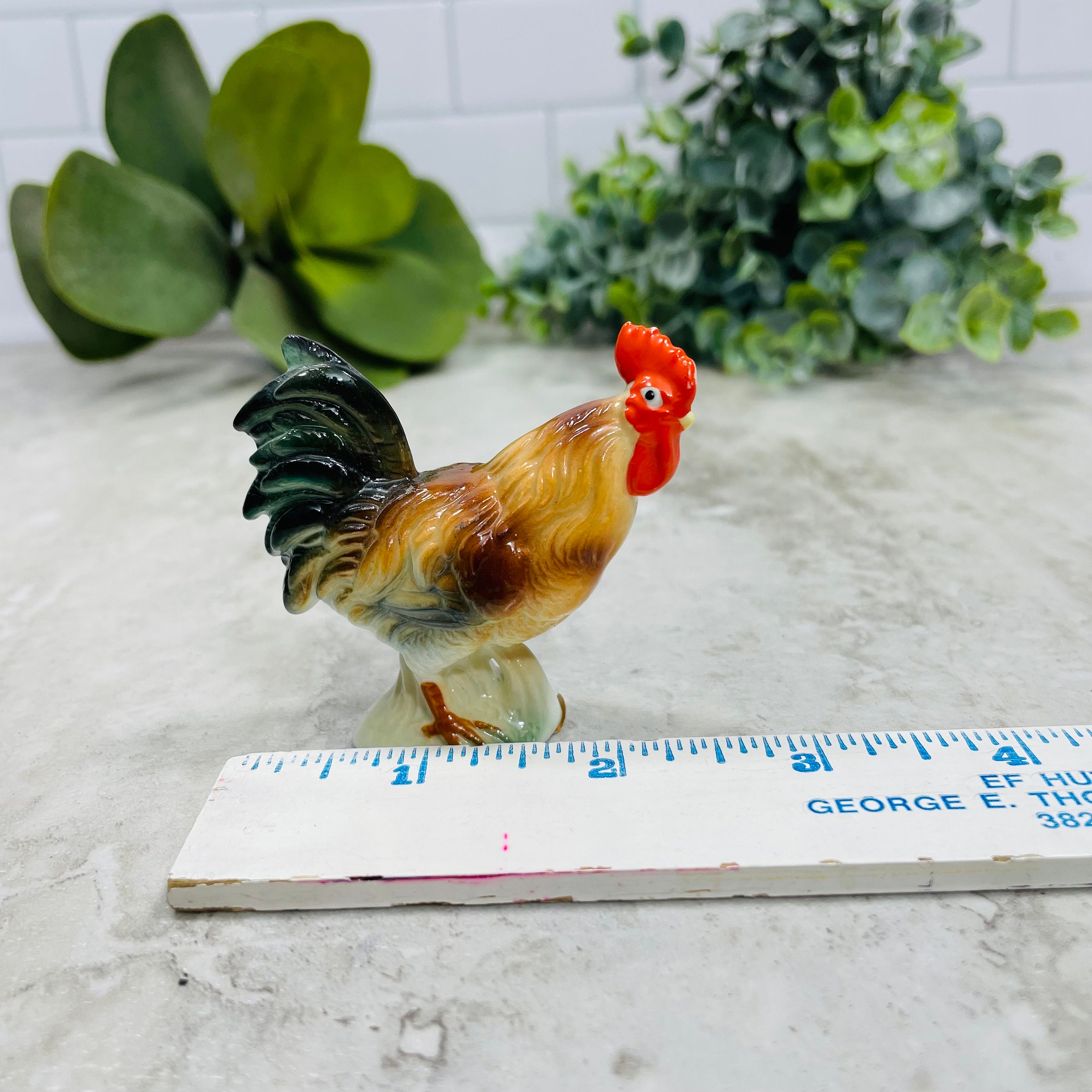 Vintage MCM Bone China Rooster Japan With Tag Retro Rooster - Etsy