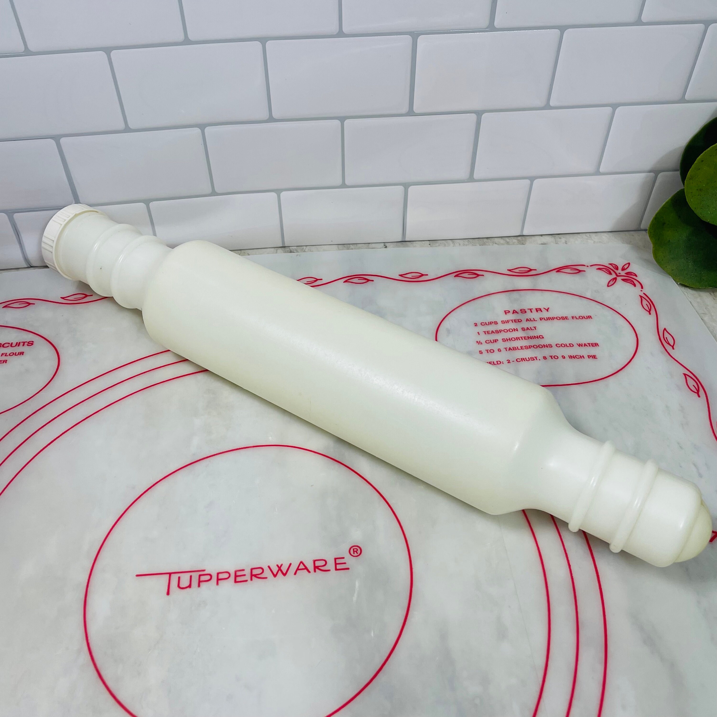 Vintage 1965 Tupperware Fill N Chill Rolling Pin and Pastry - Etsy