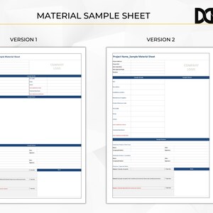DM - Sample Approval Sheet - Etsy