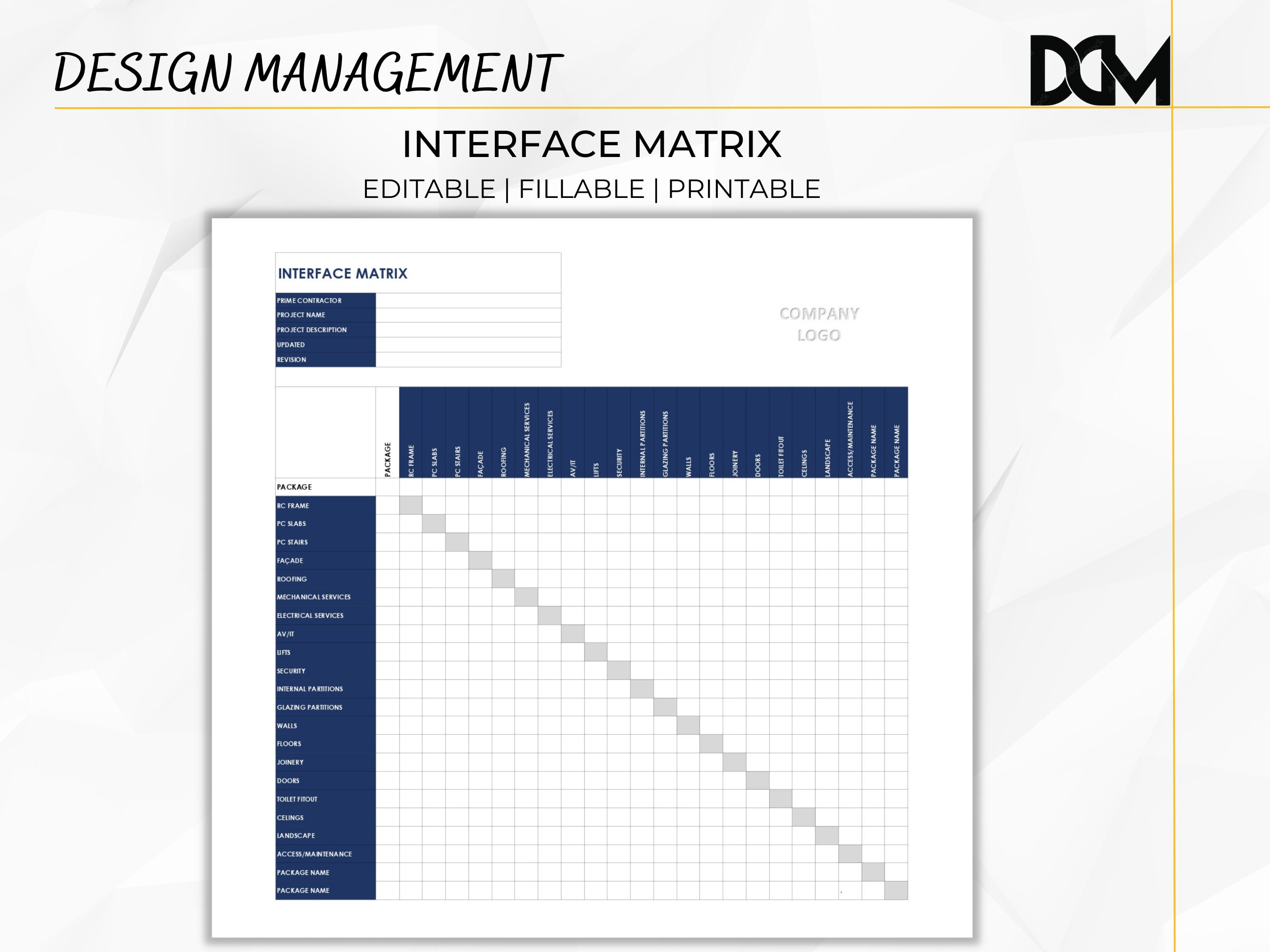 DM - INTERFACE MATRIX - Etsy
