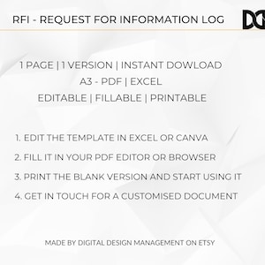 DM - RFI LOG - Etsy