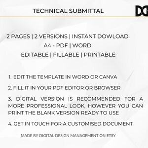 DM - Technical Submittal Approval Sheet - Etsy