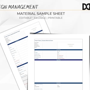 DM - Sample Approval Sheet - Etsy