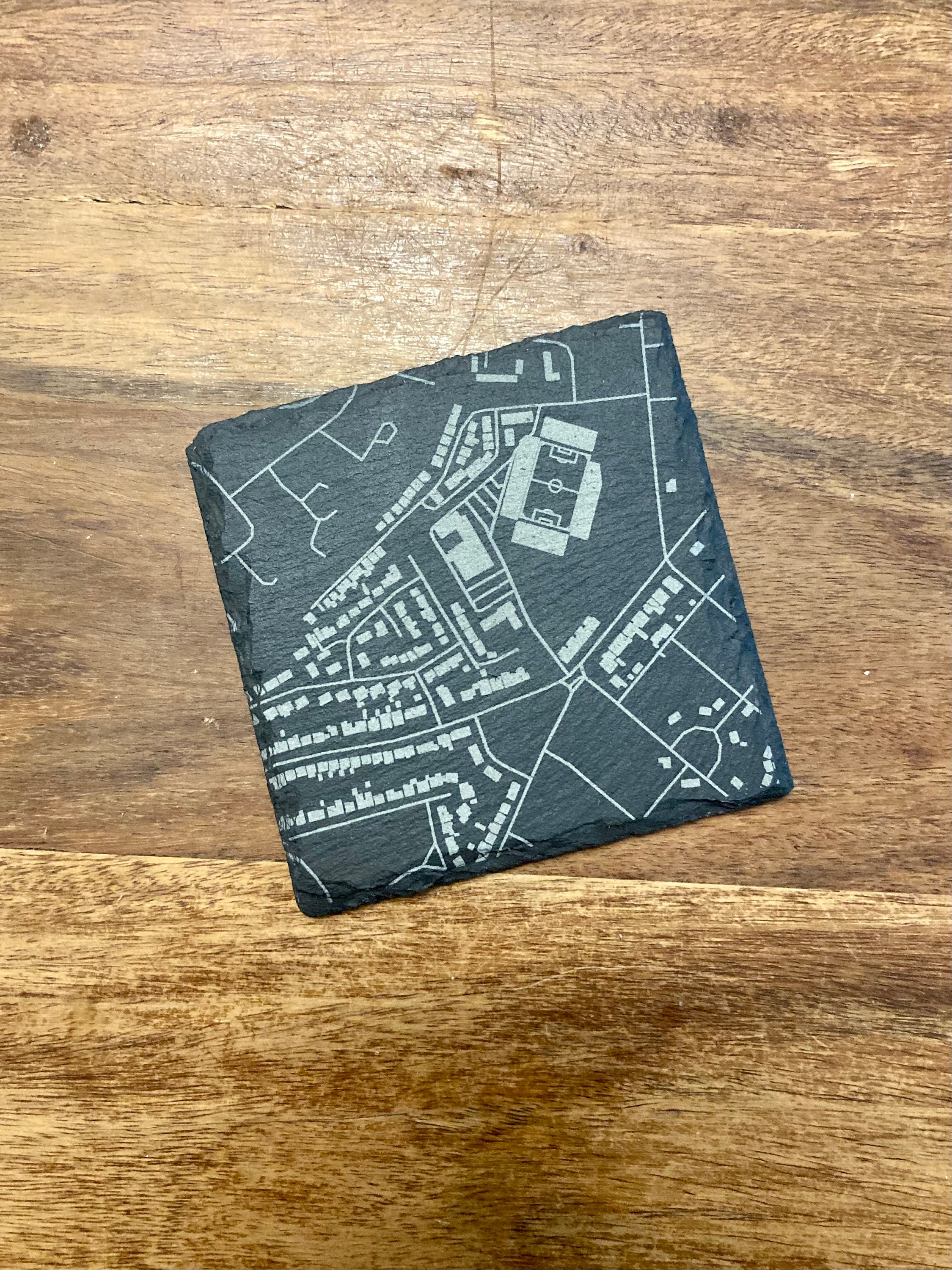 Football Stadium Street Map of Rugby Park the Home of - Etsy