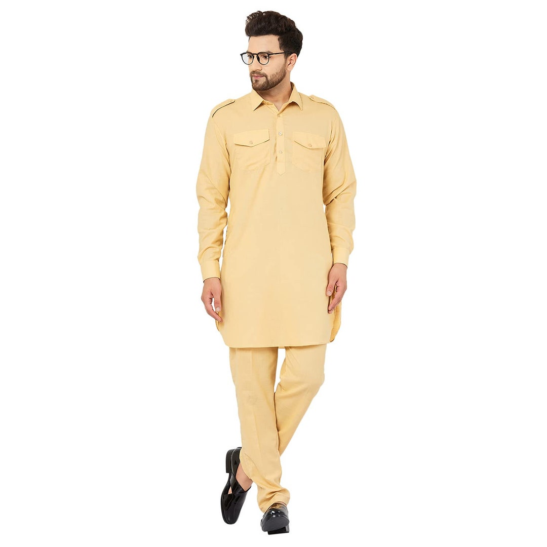 Casual Pathani Suit With Pant for Men - Etsy