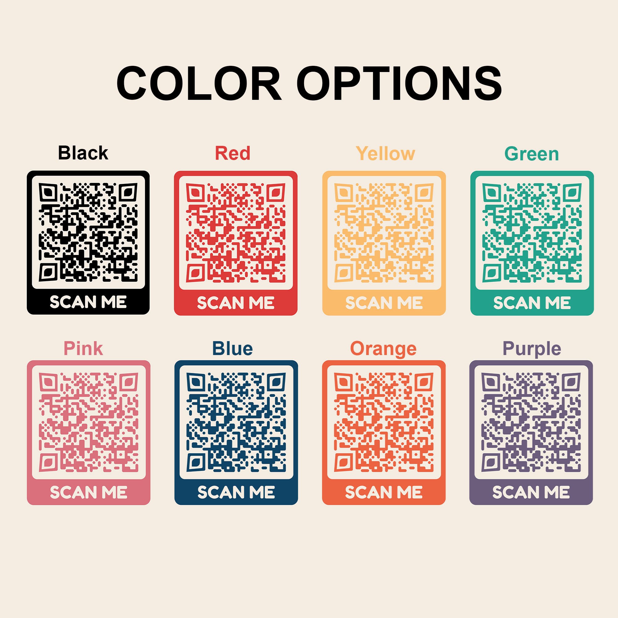 Digital QR Code Wall Art Print QR Code Download Personalized - Etsy