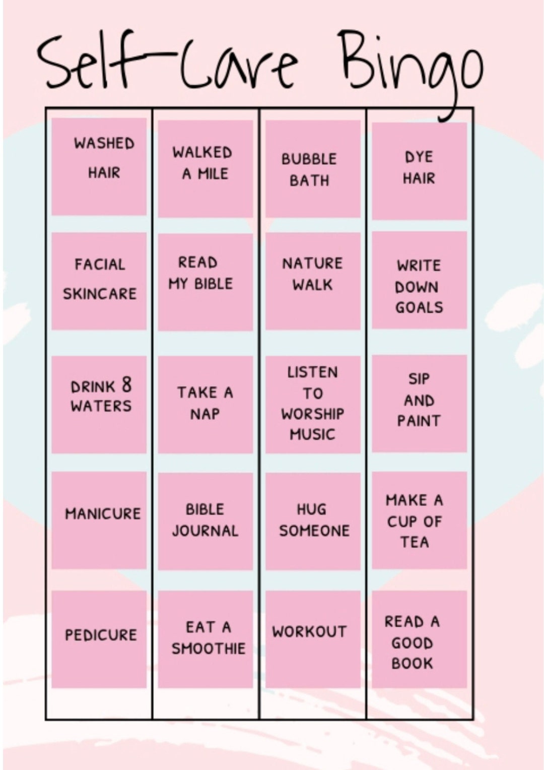 Digital Self Care Ideas - Etsy