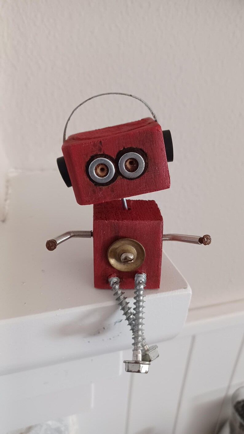 Robot ,home Decor Gift, Art Made With Recycled Materials - Etsy