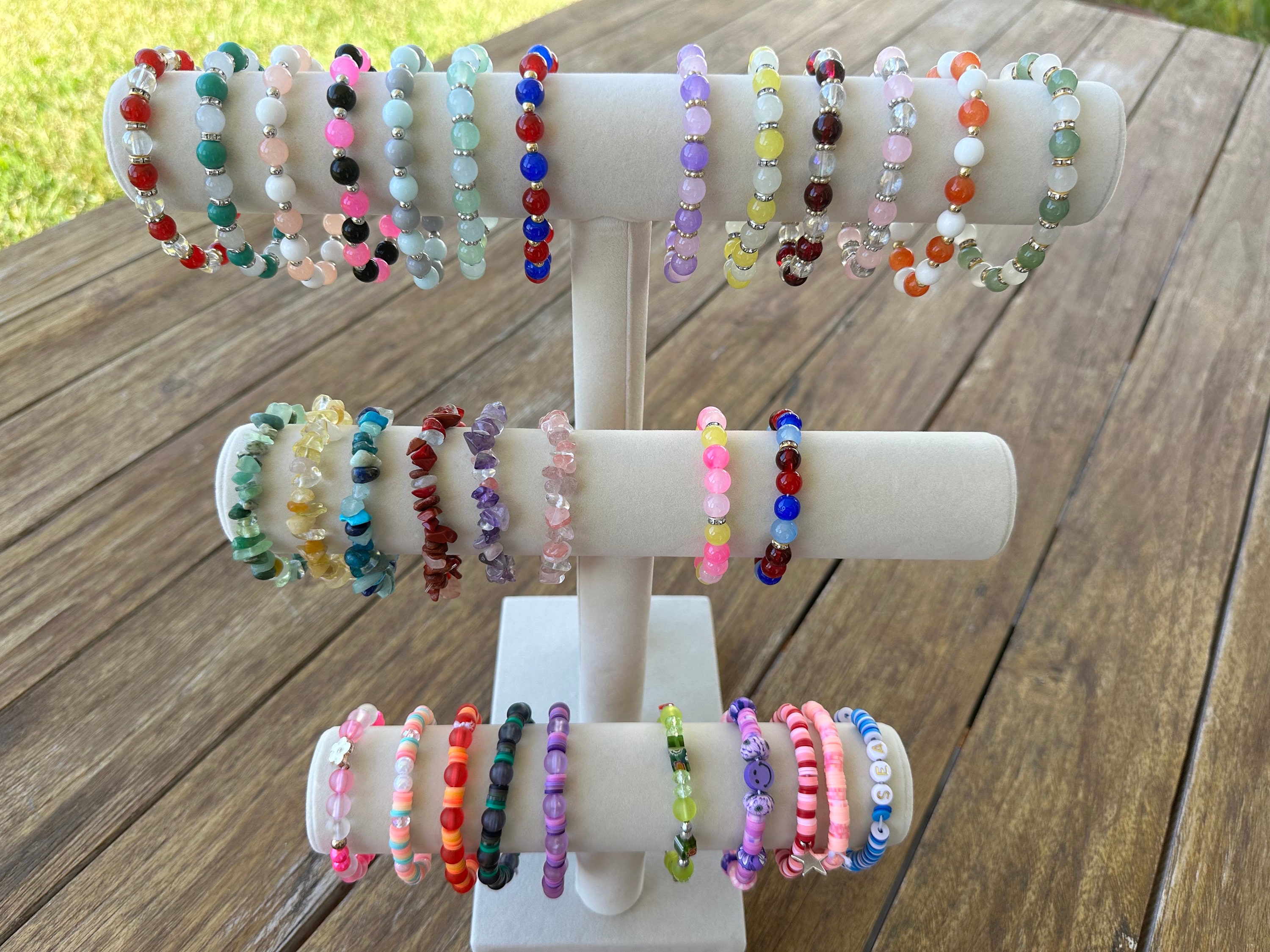 Beaded Bracelets - Hand Made - Etsy