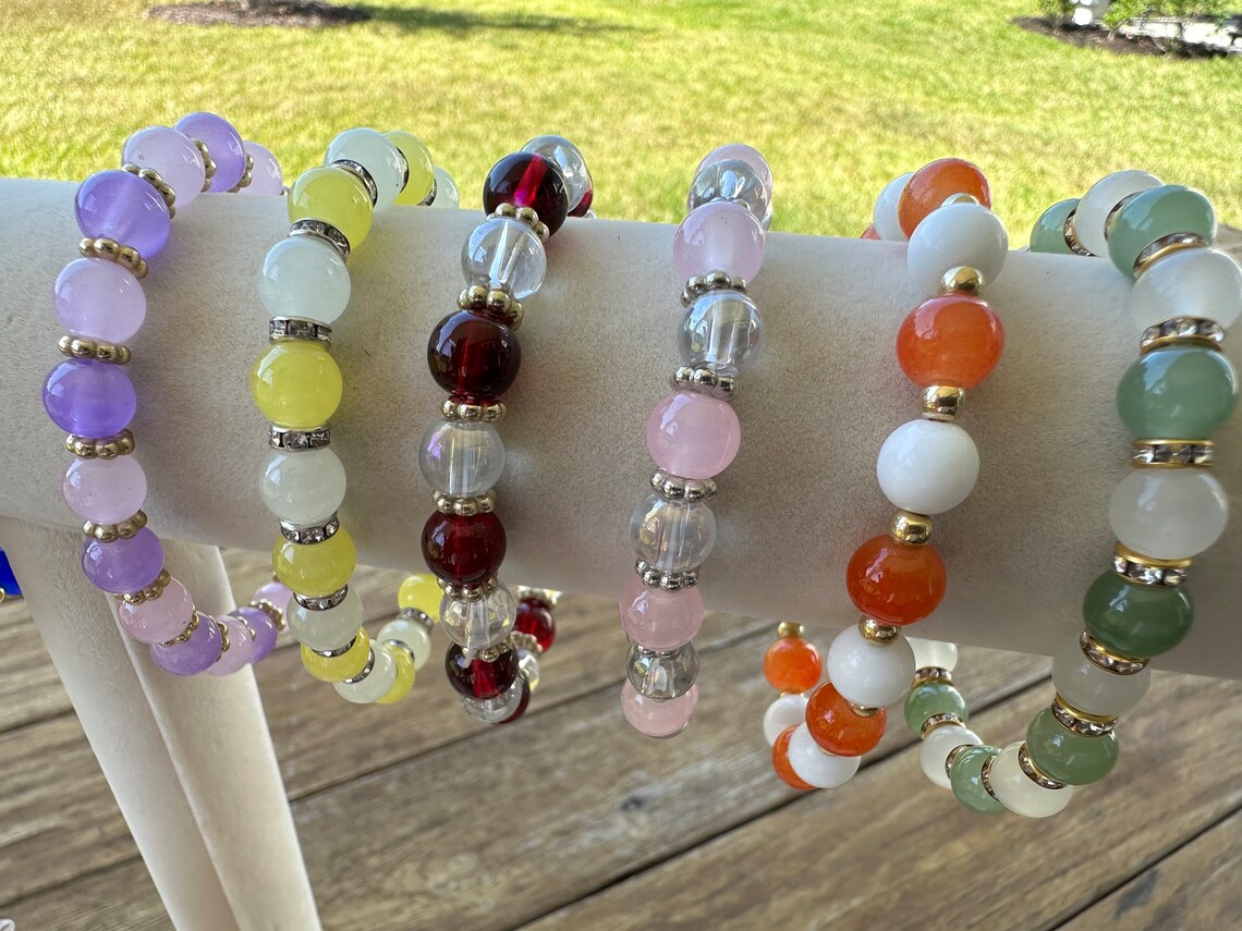 Beaded Bracelets - Hand Made - Etsy