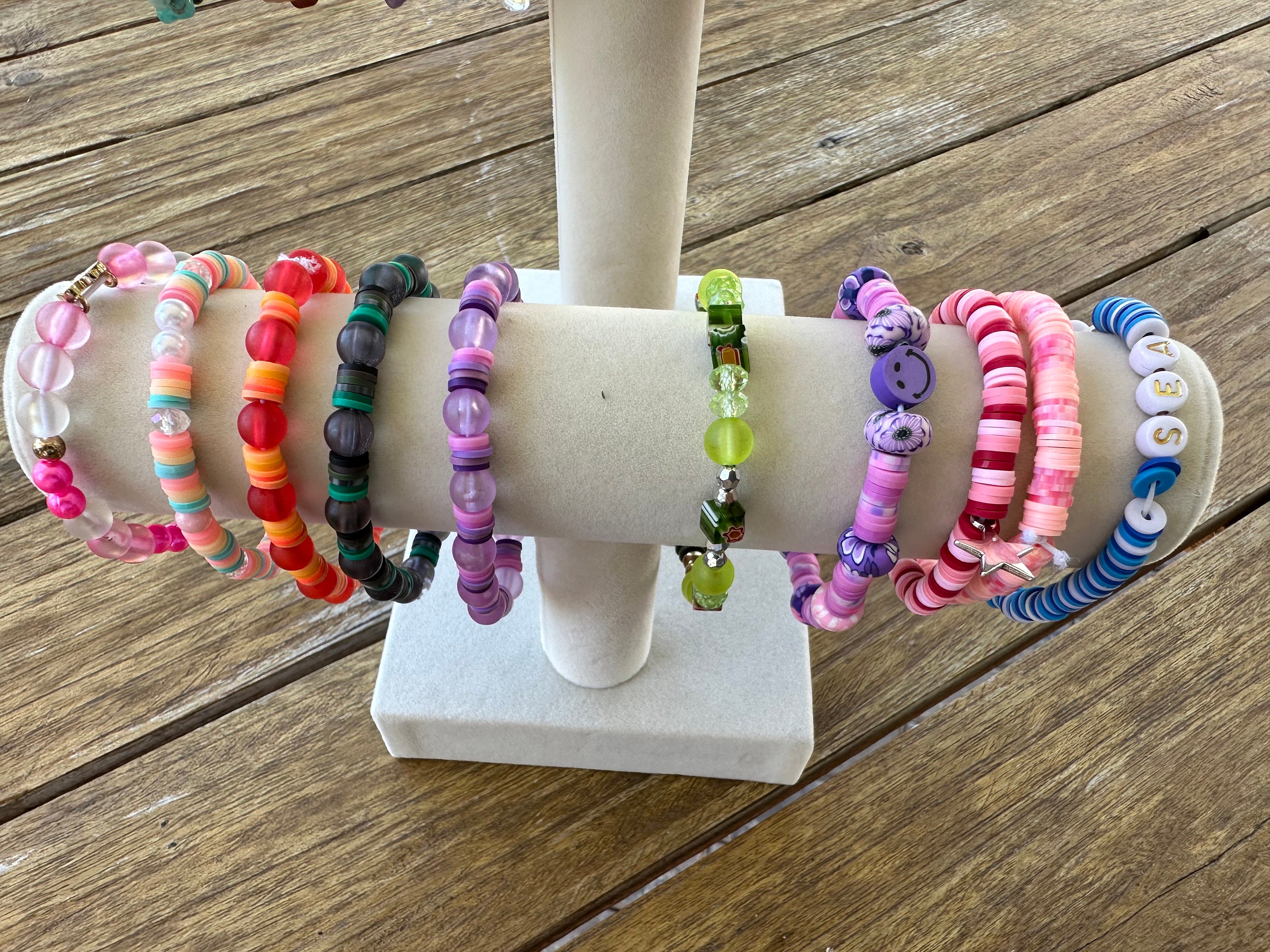 Beaded Bracelets - Hand Made - Etsy