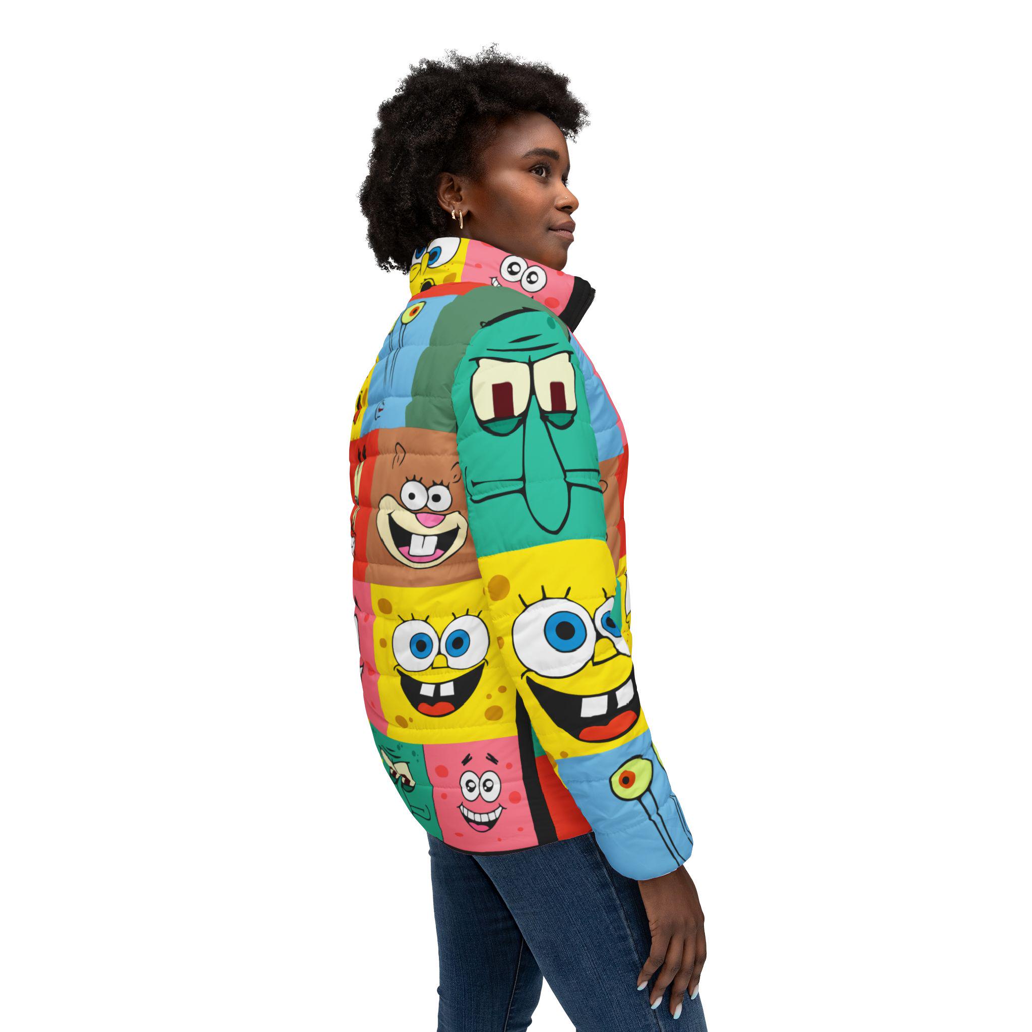 Sea Sponge Friends Puffer Jacket - Etsy