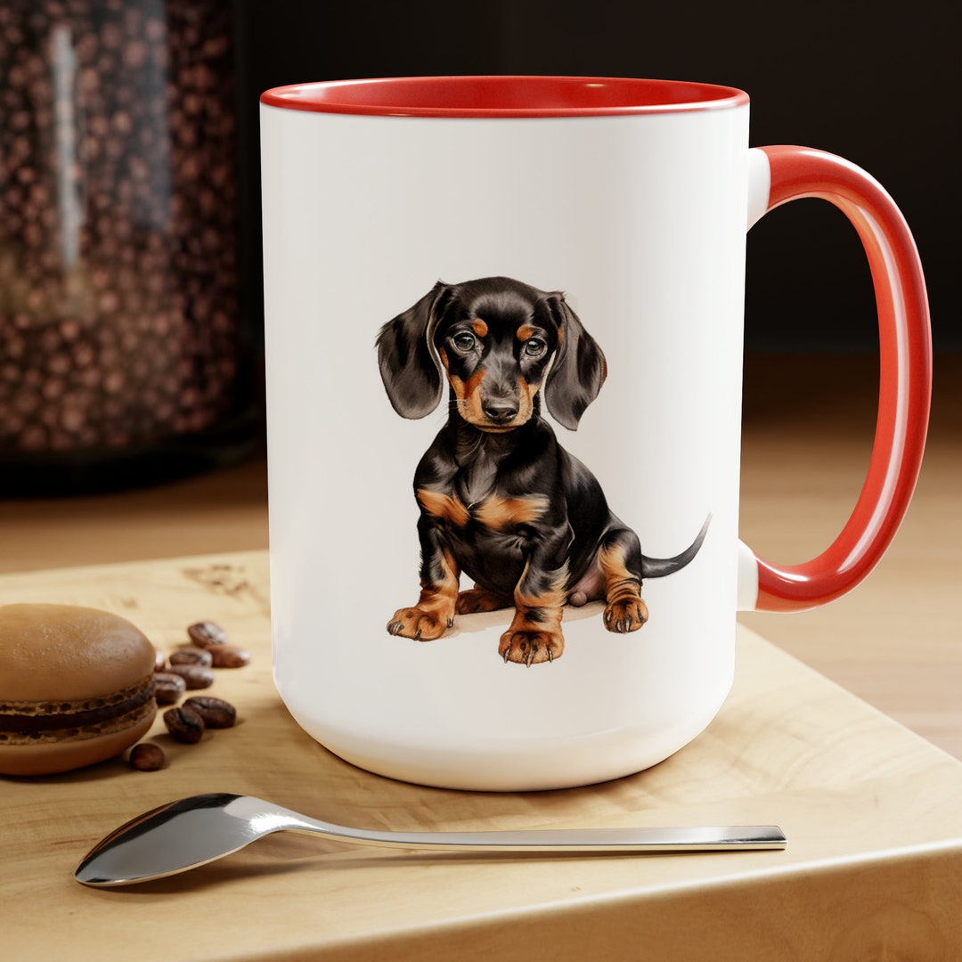 Dachshund "weiner World" Coffee Mug: Personalized Dog Lover Gift, 15oz ...