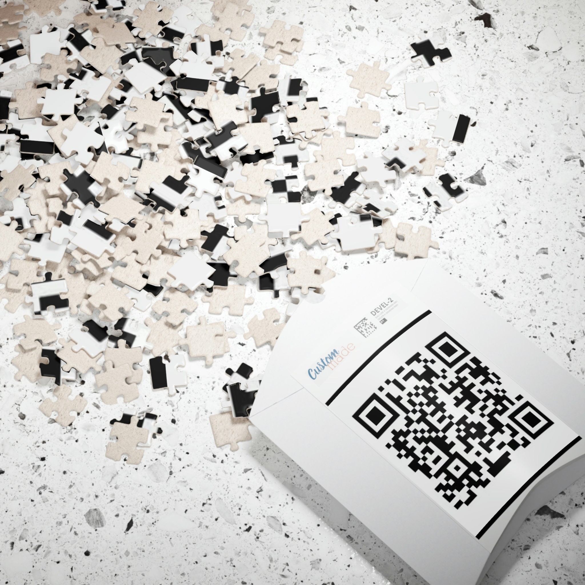 QR Code Puzzle - Etsy