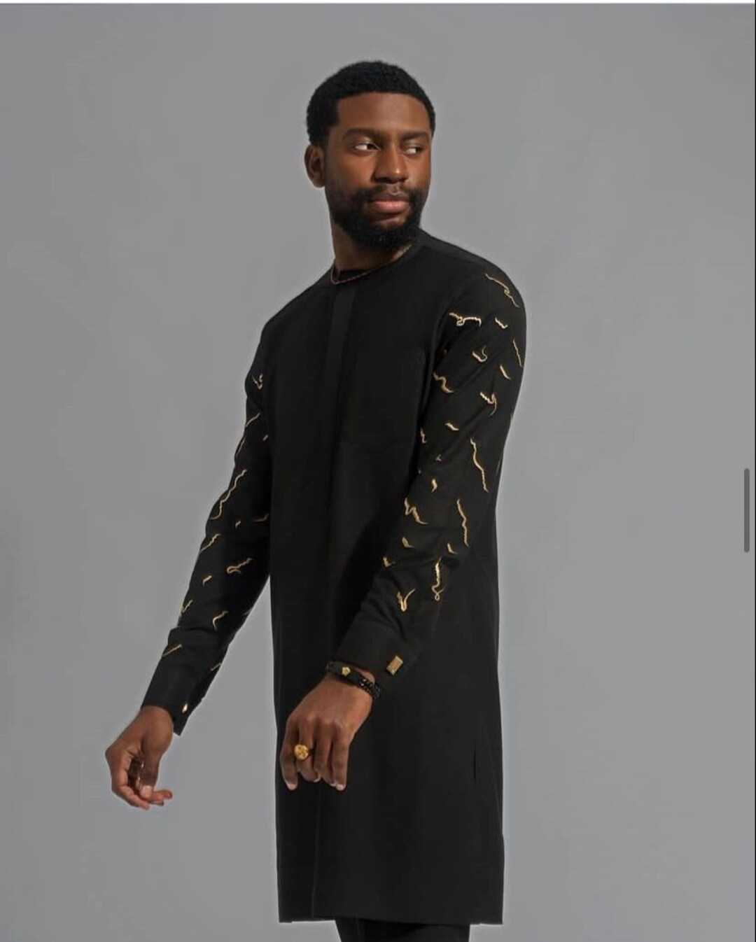 Embroidery Native Attire African Men's Outfit Shirt - Etsy