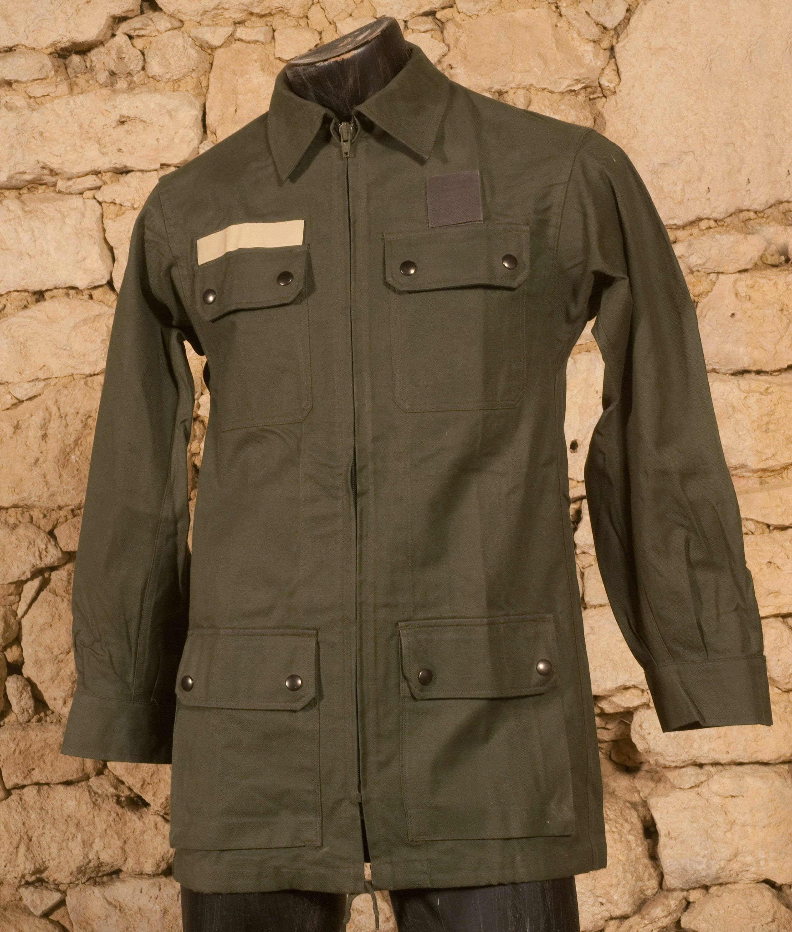 French Military Surplus Fatigue Jacket (size UK/US 36 - EU 46) Extra ...