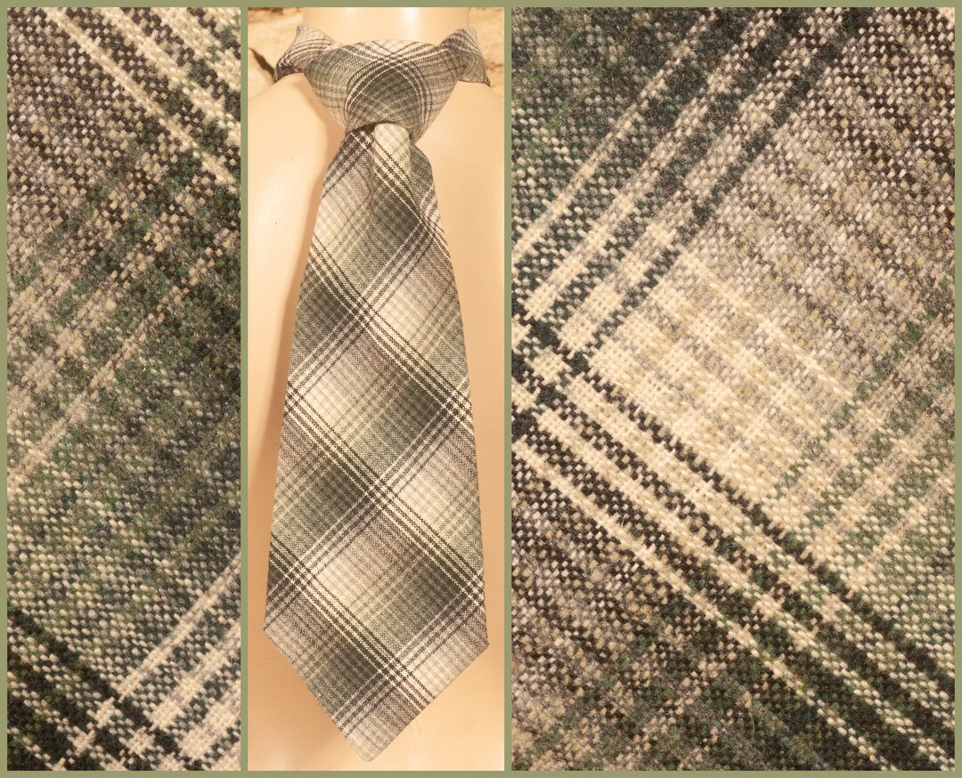 Vintage 70s Extra Wide Plaid Kipper Tie / Necktie - L 53" - W 5" - Etsy