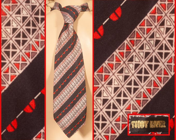 Vintage 70s 'toddy River' Extra Wide Tie / Necktie - L 51 - W 4 1/2" - Etsy