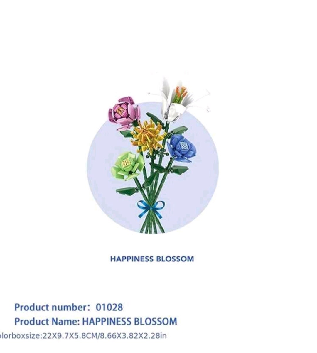 Colourful Flower Building Blocks Bouquet, DIY Project - Etsy