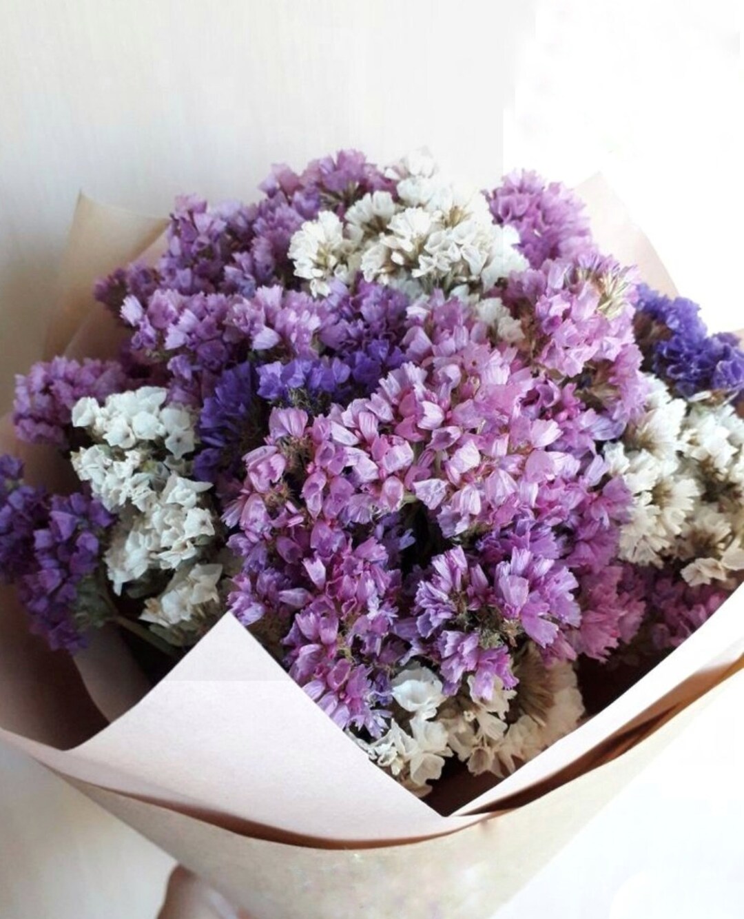 Vibrant Statice Bundle 10 Multicolored Dried Flower Stems Wedding Decor ...