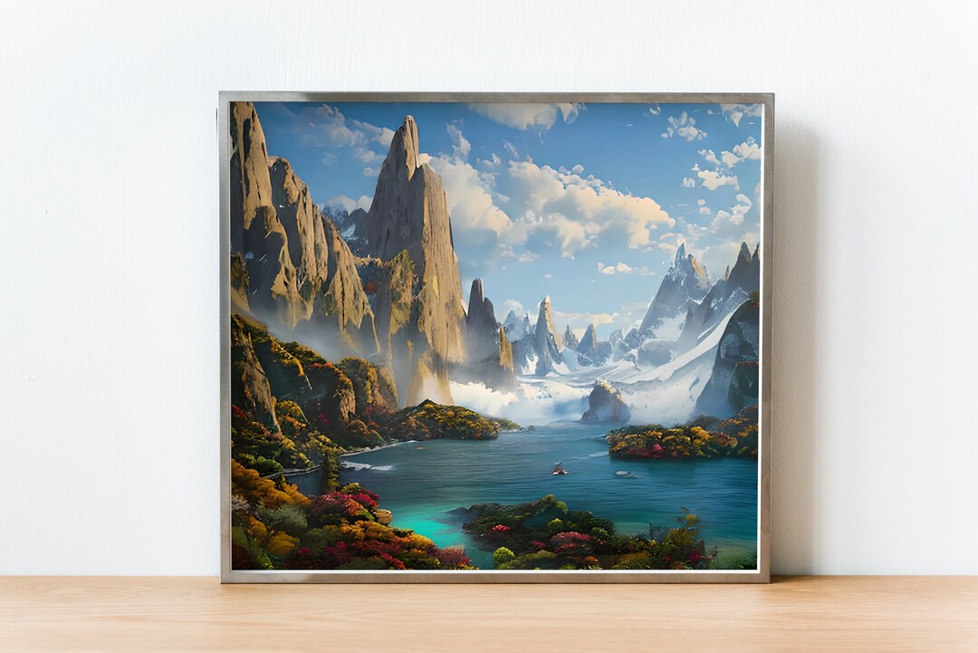AI Generated, Instant Digital Download, Digital Art Print, AI Wall Art ...
