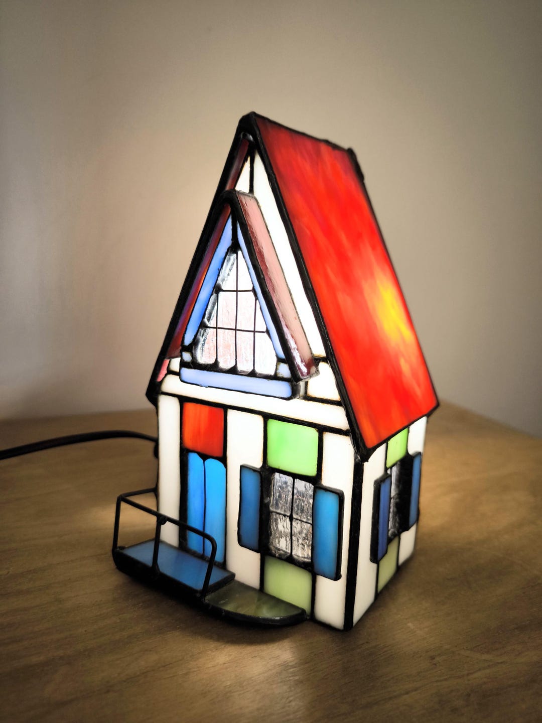Vintage Tiffany Style Lamp From the 80s - Etsy