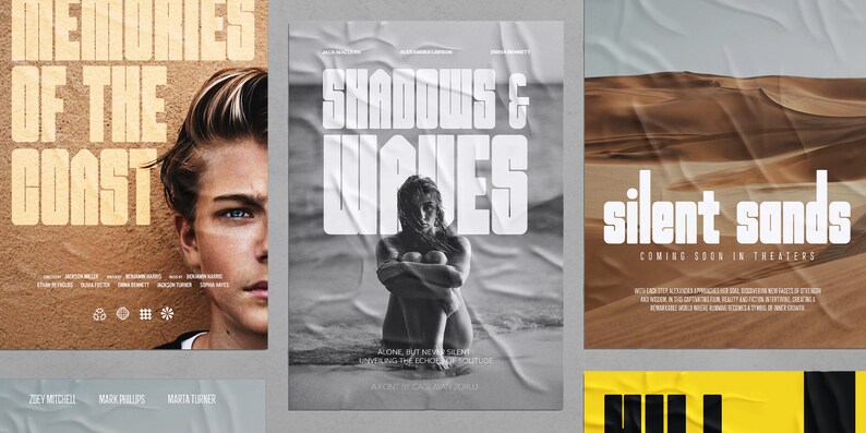 NOORTH Font Thick & Powerful Typeface for Dynamic Visuals - Etsy