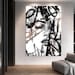 Abstract Face Art Canvas, Woman Wall Art Living Room Decor, Abstract ...