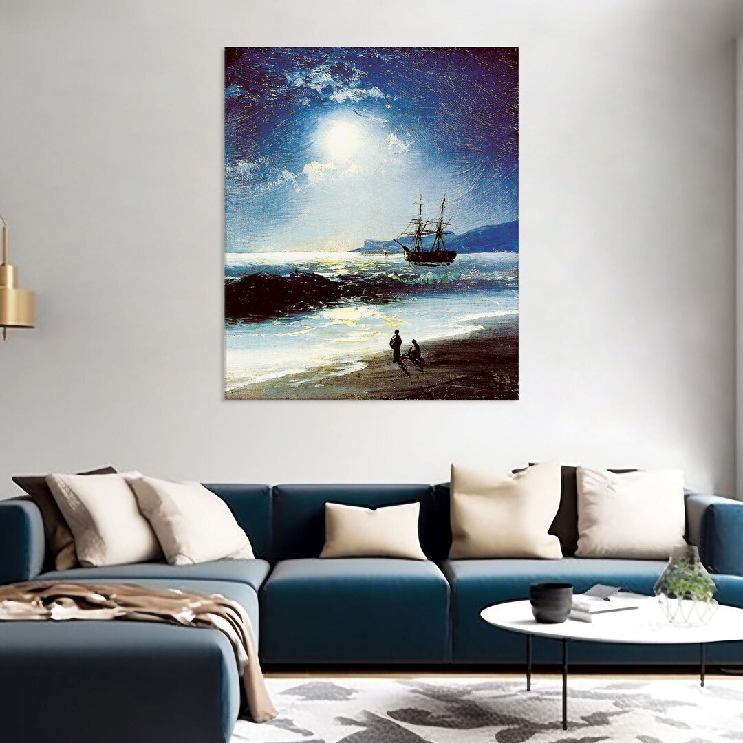 Ivan Aivazovsky Canvas Print, Reproductions Wall Art Living Room ...