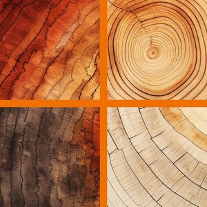 Tree Ring Print on Canvas Wall Art, Tree Stump Print, Wood Wall Art ...