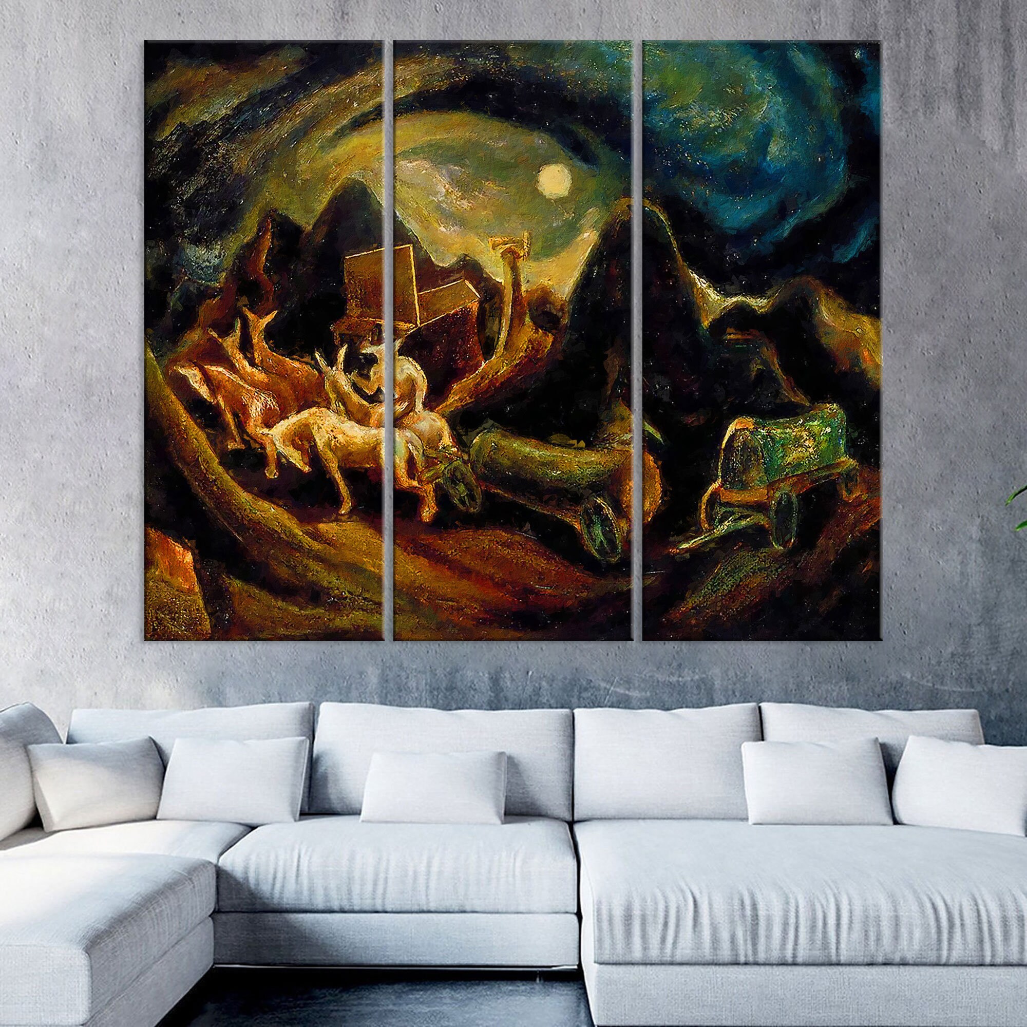 Jackson Pollock Wall Art, Abstract Canvas Print, Living Room Decor ...