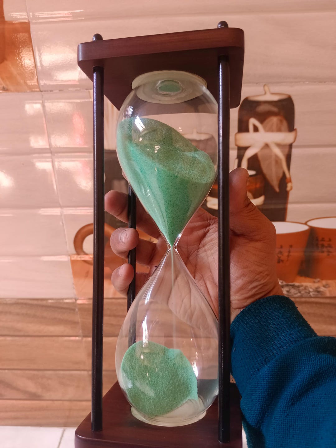 Engraved Hourglass in 30 Minute Sand Timer Engraved Hourglass Custom Personalized Sand Timer ...