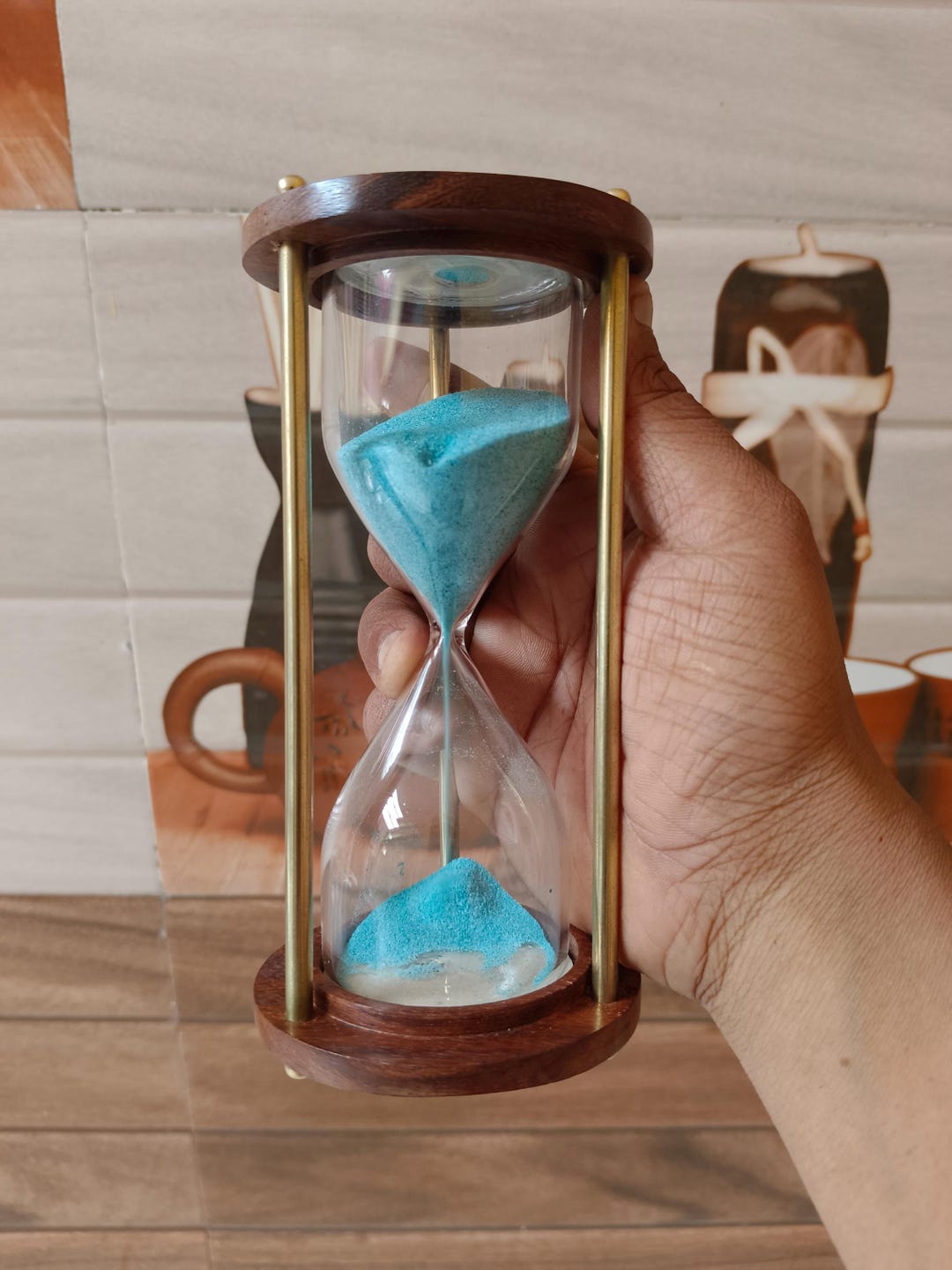 Engraved Hourglass Unity Hourglass Wooden Sand Timer- Bulk Discount Available Best Gift for Him ...