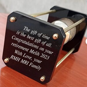 Sand Timer Engraved Hourglass | Custom Personalized Sand Timer | Best ...